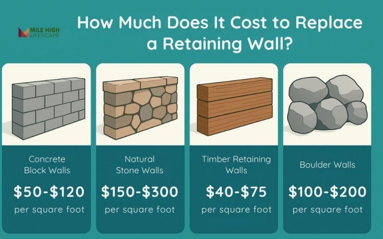 How Much Does It Cost to Replace a Retaining Wall in Denver?